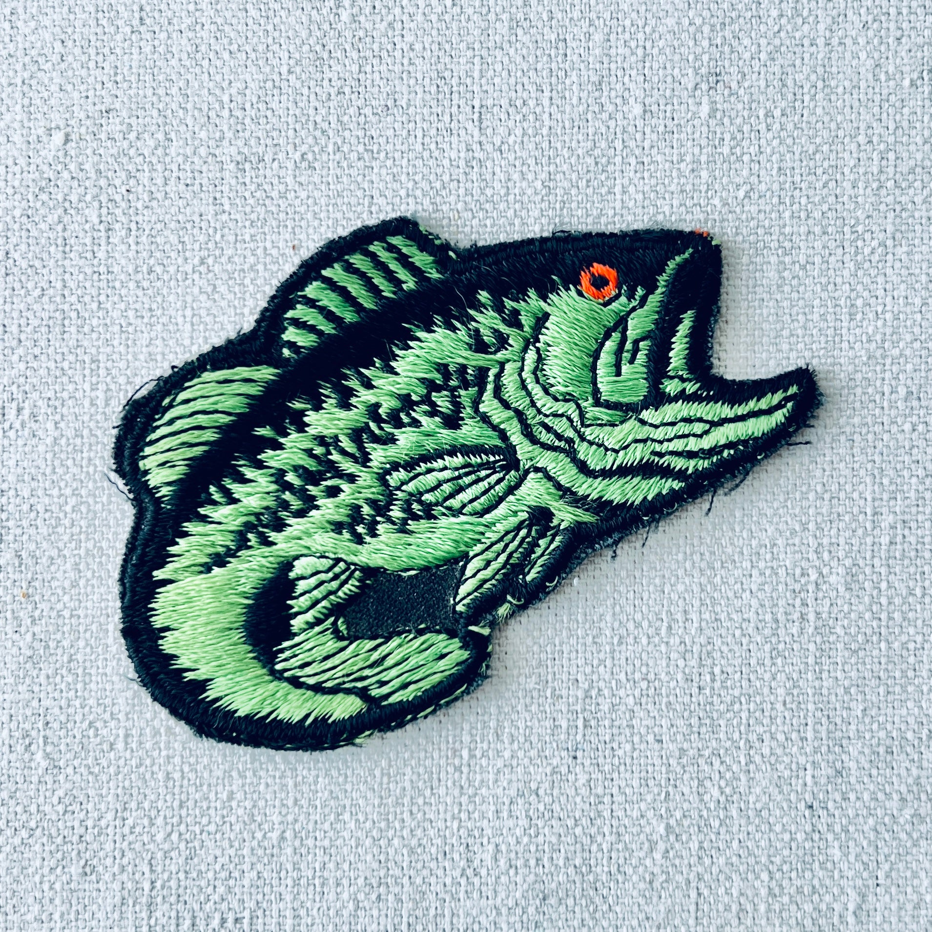 Vintage Bass Fishing Patch | JBicklesbee