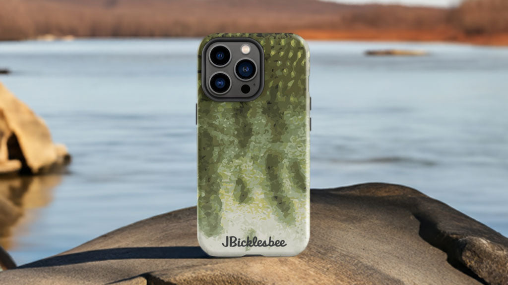 Muskie Pattern iPhone Tough Case | JBicklesbee