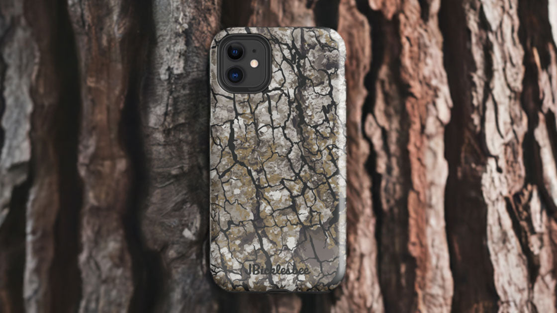 Alpha Tree Bark Camo MagSafe iPhone Case | JBicklesbee
