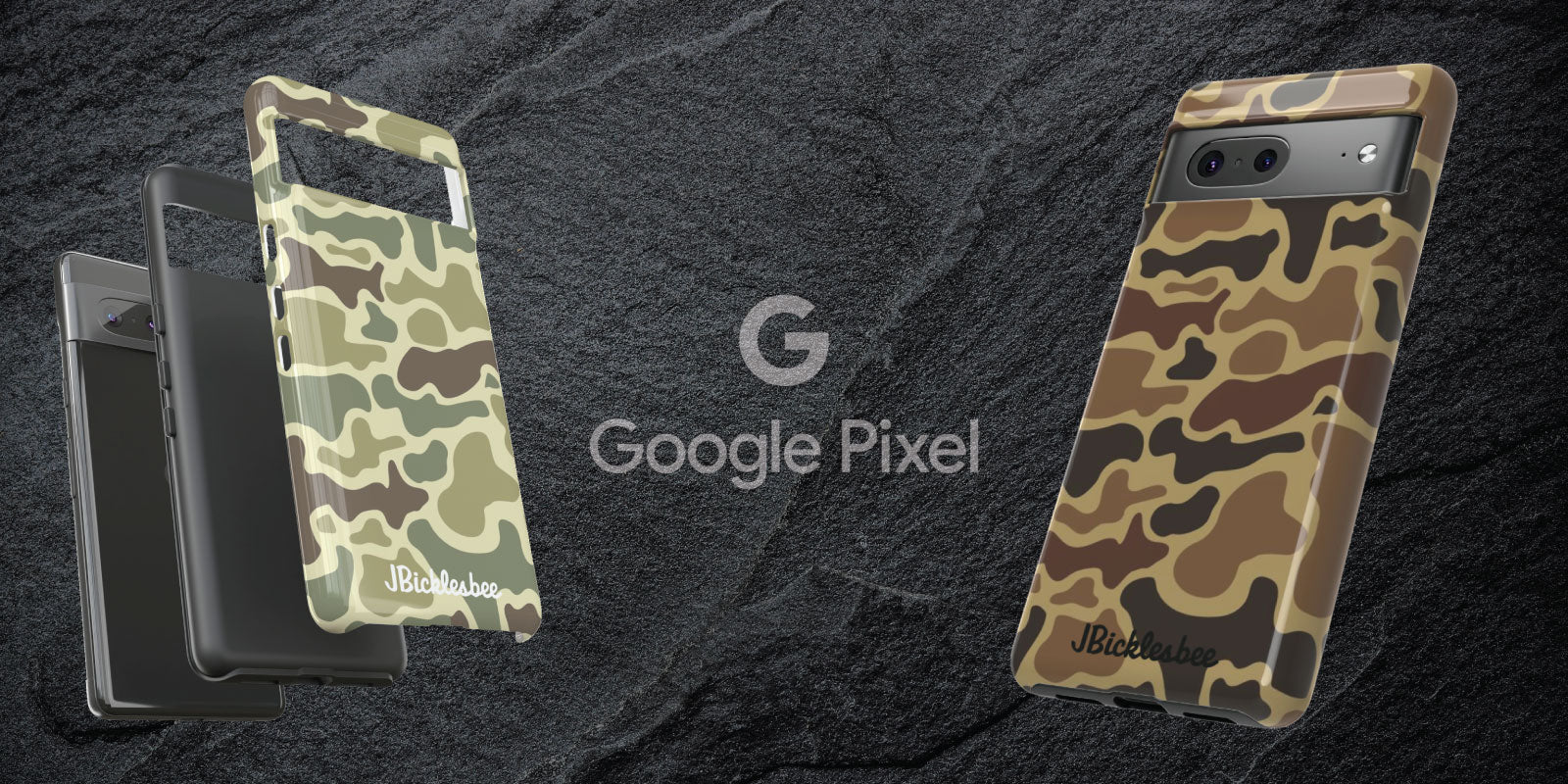 Pixel Camo Tough Phone Cases | JBicklesbee