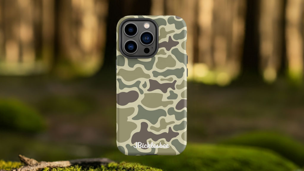 Retro Forest Duck Camo MagSafe iPhone Case | JBicklesbee