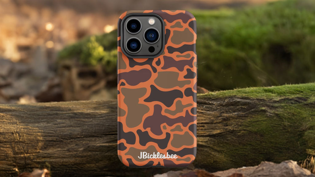 Retro Hunter Safety Camo MagSafe iPhone Case | JBicklesbee