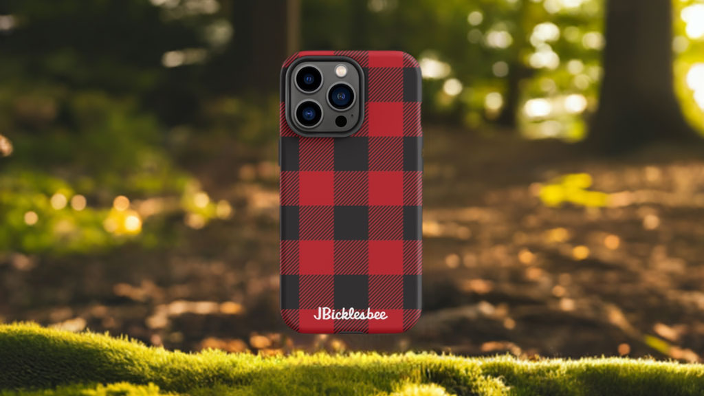 Retro Hunting Plaid Pattern MagSafe iPhone Case | JBicklesbee
