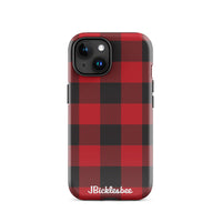 Retro Hunting Plaid iPhone Tough Case | JBicklesbee
