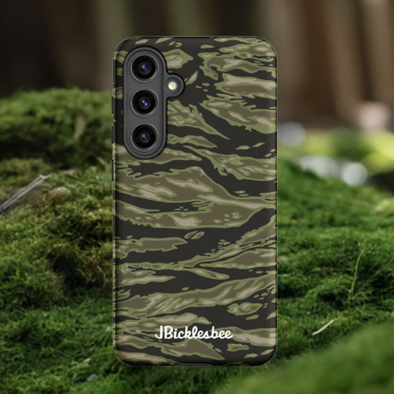 Retro Woodland Camo Tiger Stripe Samsung Tough Case | JBicklesbee